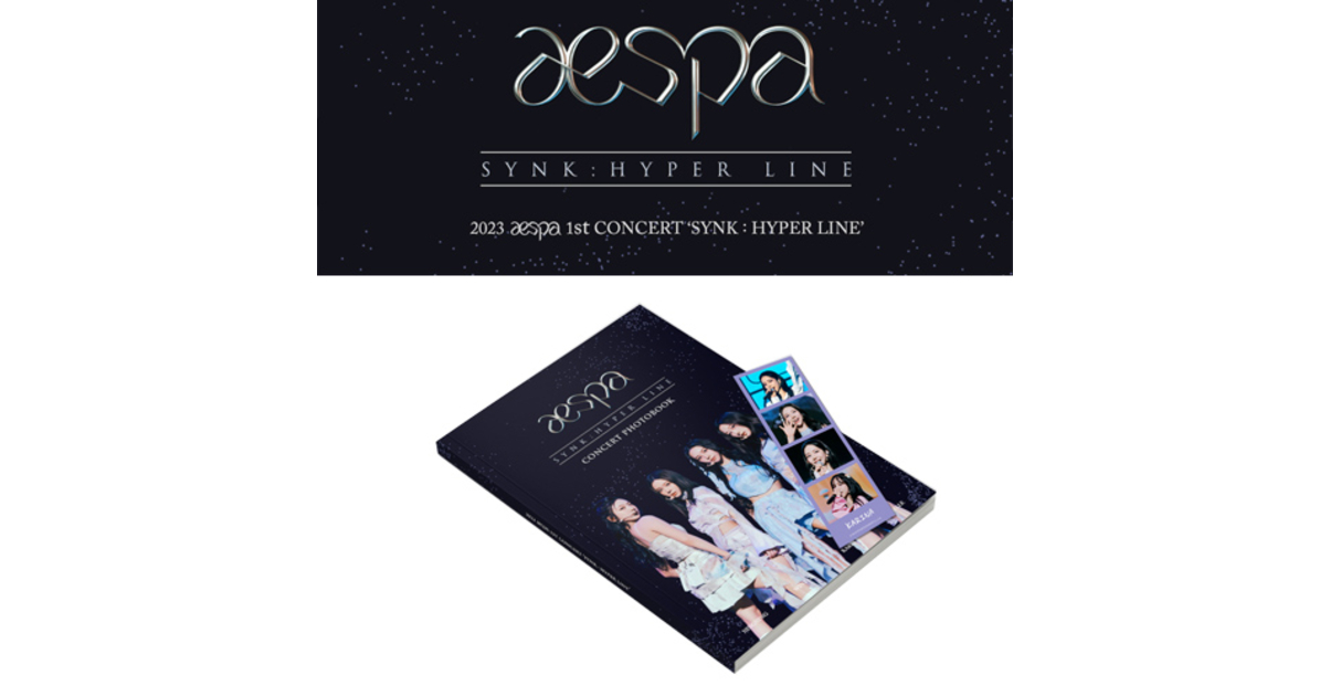 AESPA - Synk : Hyper Line (1st Concert Photobook)